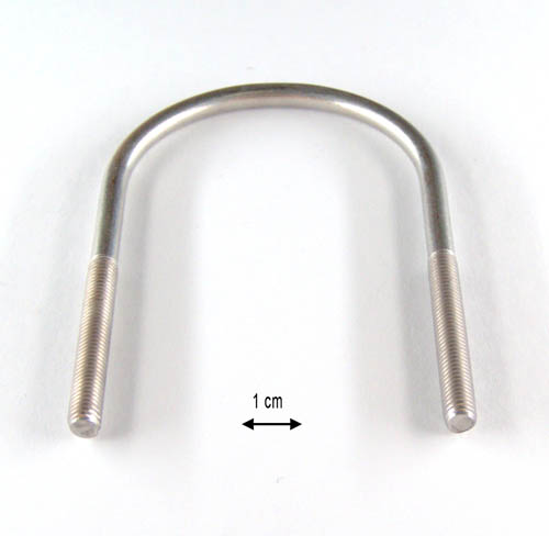 M6 U-bracket, (V2A), Ø 60mm